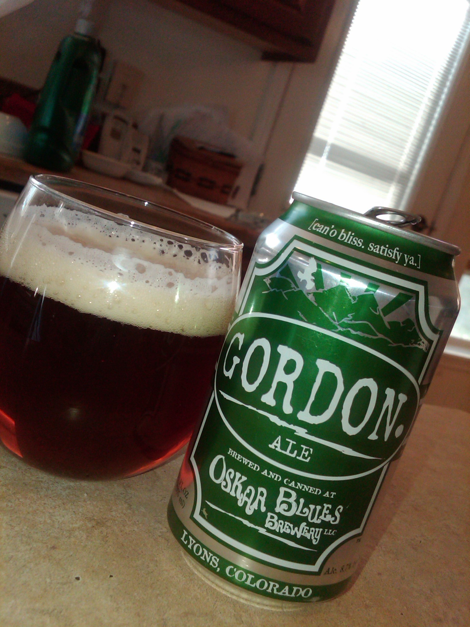 | Oskar Blues Gordon: The Tin Man Cometh…Beer & Whiskey Brothers